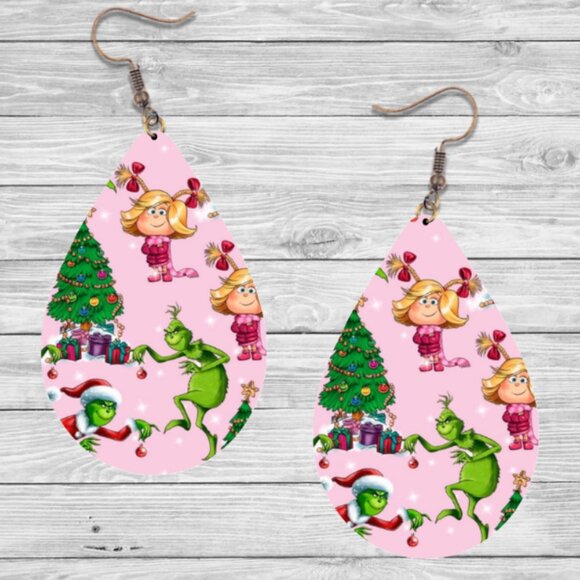 Hand Crafted | Jewelry | Grinch Earrings | Poshmark